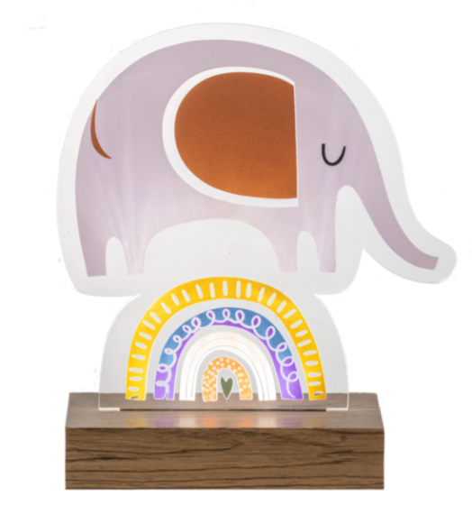 LED Light Up Elephant Figurine – Genelles